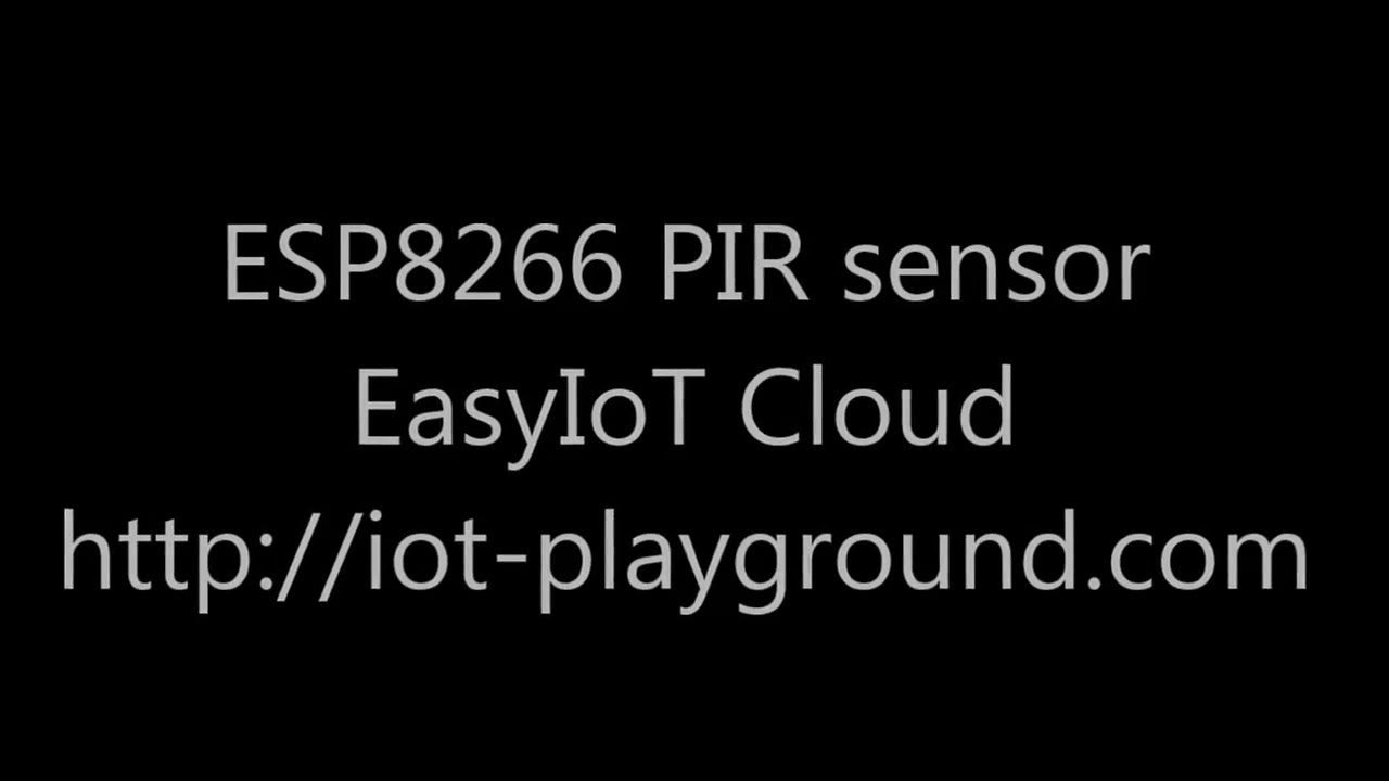 ESP8266 PIR motion sensor - YouTube