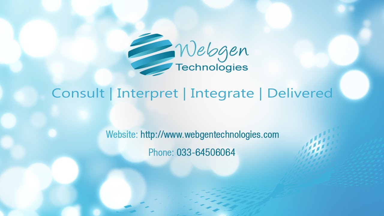 Webgen Technologies- Company Overview - YouTube