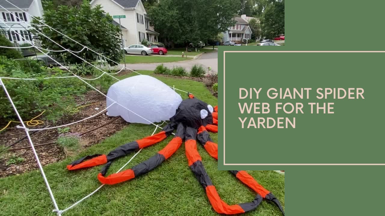 DIY Giant Spider Web - YouTube