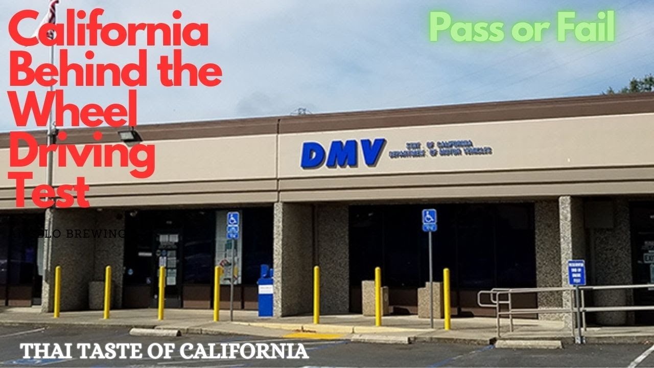 California DMV - Behind the Wheel Driving Test - First Attempt - Pass ...