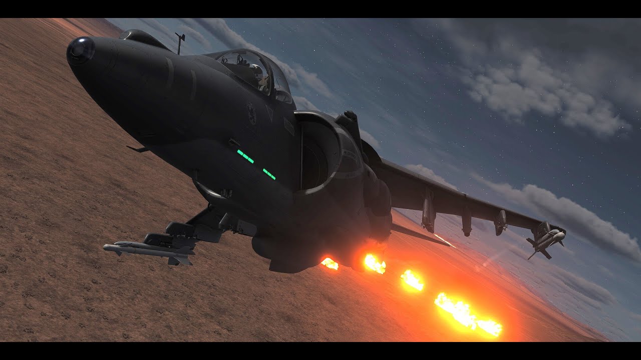 AV-8B Campaign in DCS: EP05 - SCUD Hunt / Night Operations - YouTube
