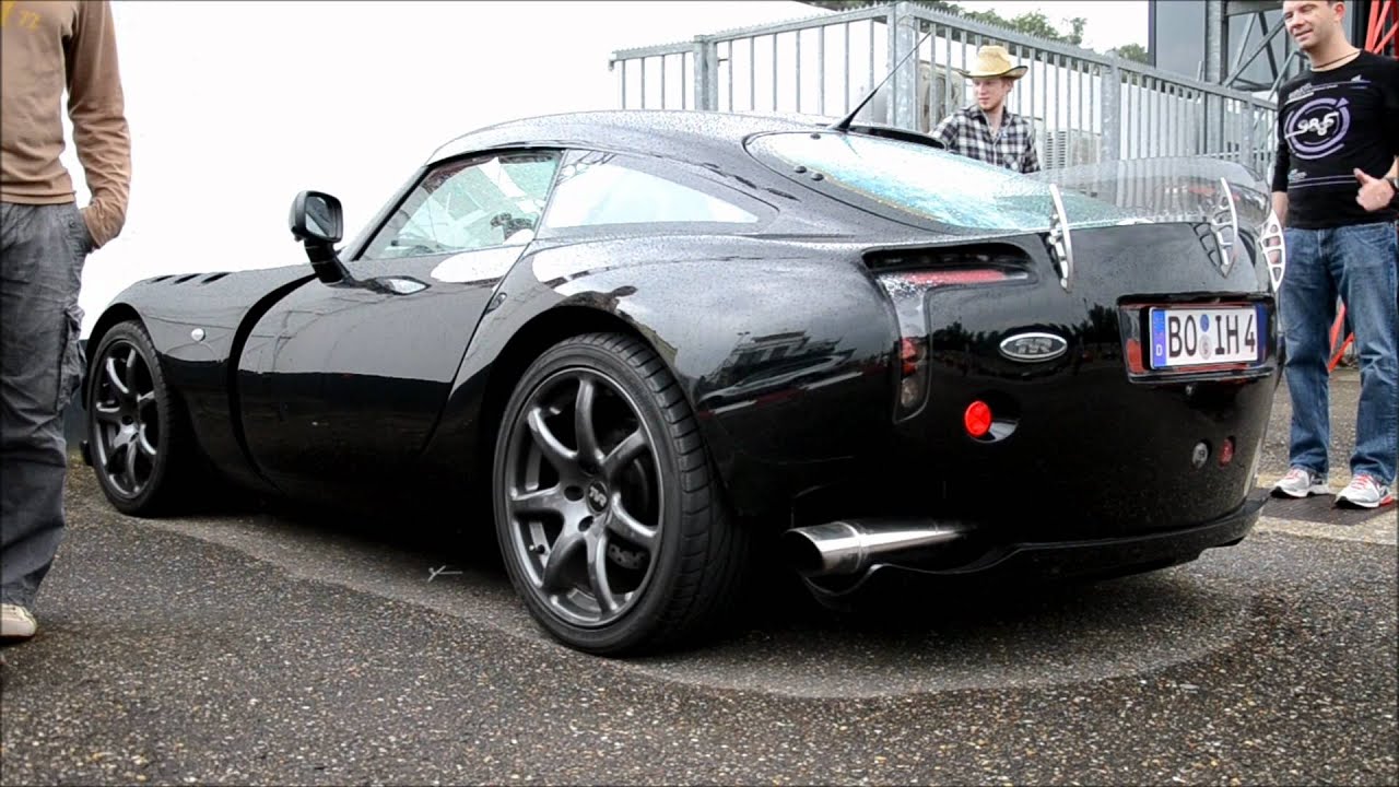 TVR Continental Meeting 2012 - Tuscan Drift, 2x Sagaris Start-up, flyby ...