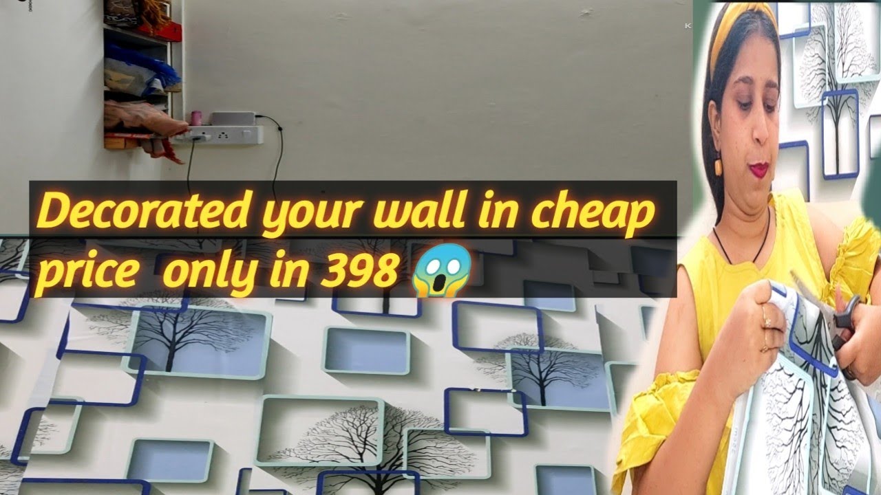 Meesho 3D wallpaper | Cheapest wallpaper for YouTube setup | How to ...