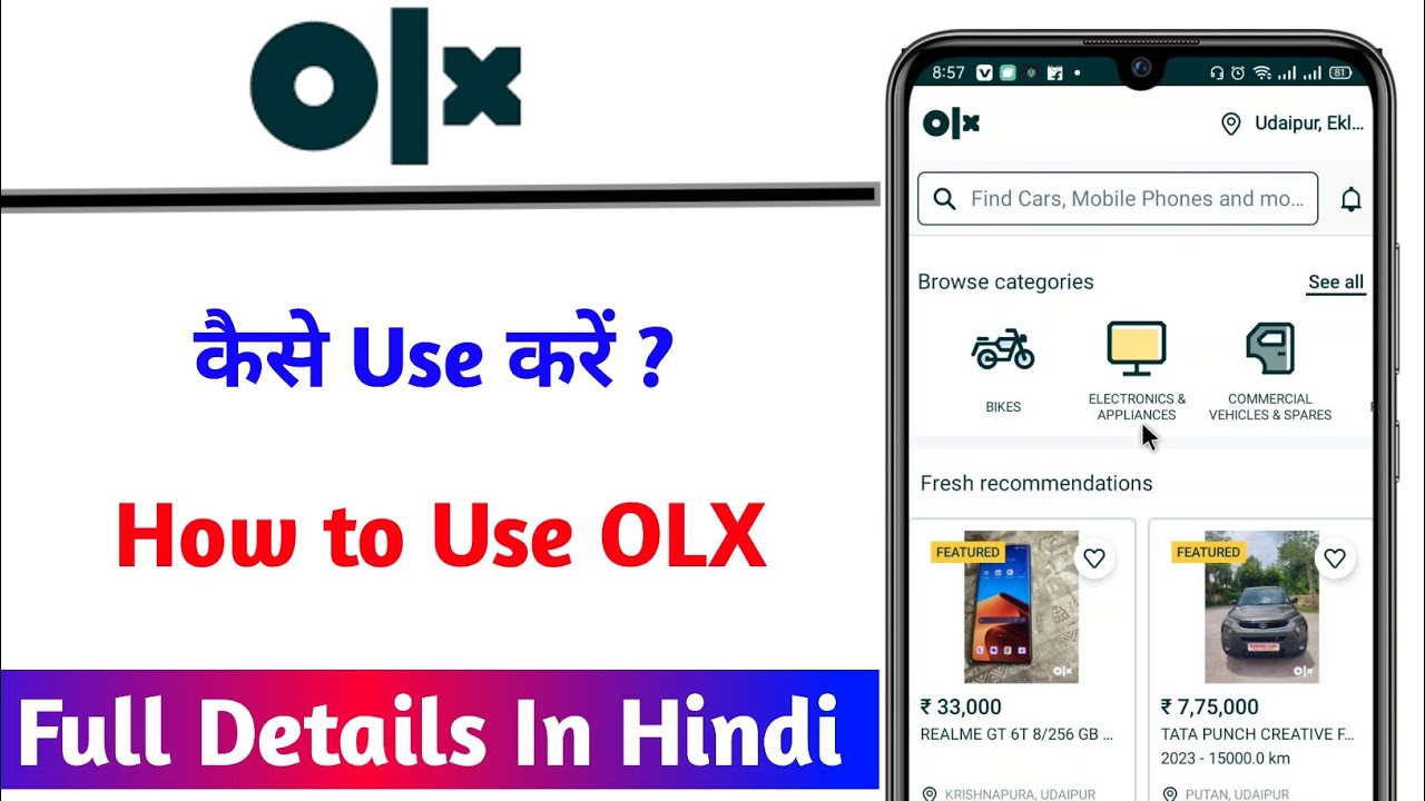 Olx app kaise use kare || How to Use OLX app || OLX app pe account ...