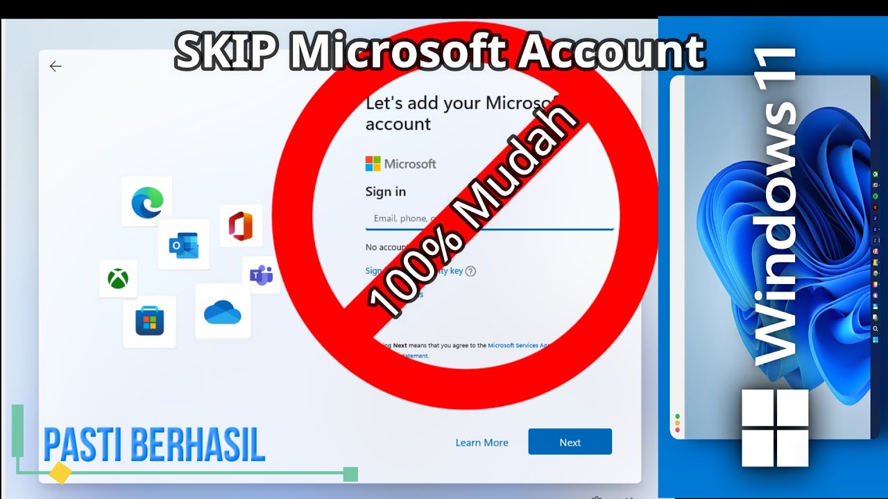 Cara Melewati Sign In Microsoft Account Pada Windows 11 Dengan Mudah ...