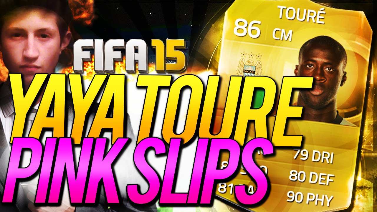 THE YAYA! - YAYA TOURE PINK SLIPS! FIFA 15 Ultimate Team! - YouTube