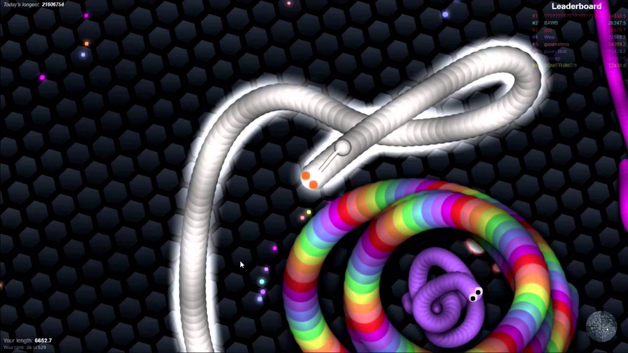 Slither.io - Great Circles 21k - YouTube