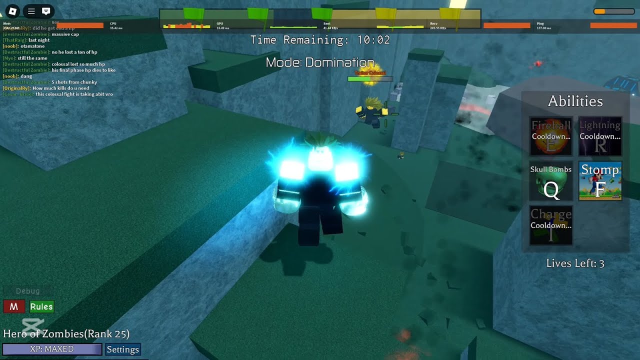 Reworked Colossal Vs Traitor Colossal Hero Vs Hero - Noobs Vs Zombies ...