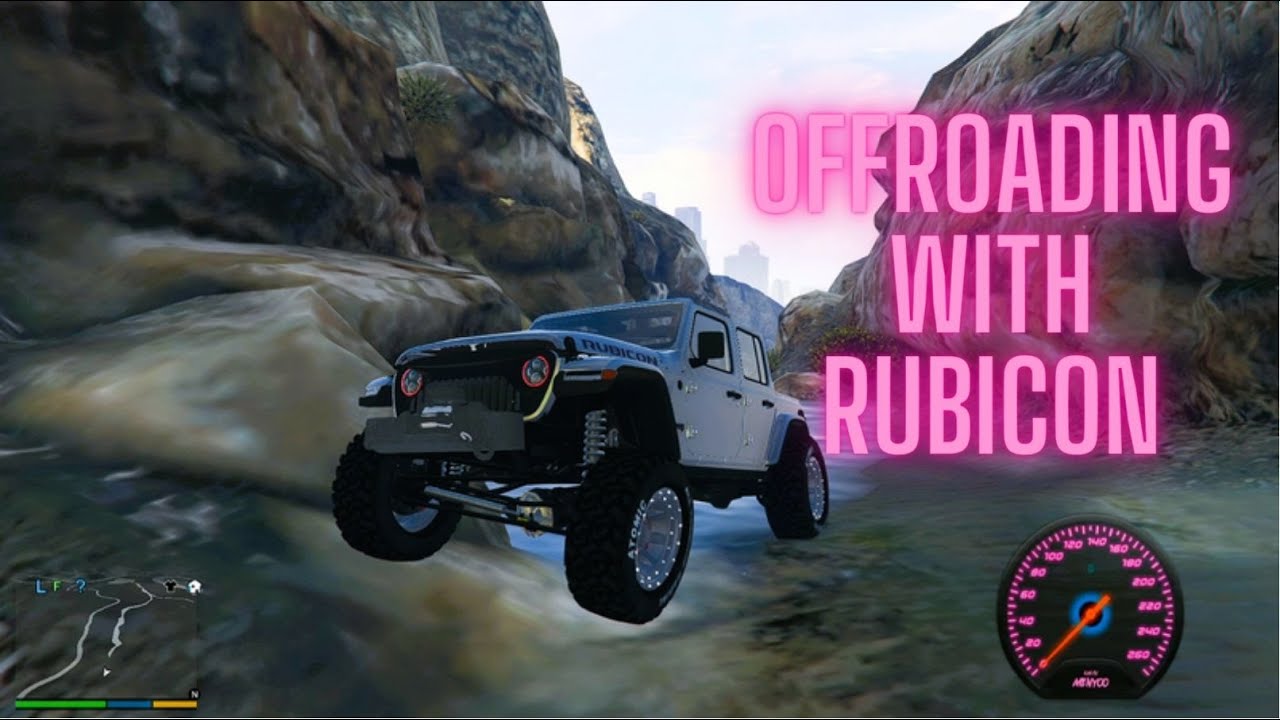 offroading with rubicon || The power of rubicon is awesome || #gta # ...