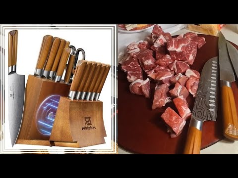 Forget to thaw your chuck? No Problem! Piklohas Knife Set Review - YouTube