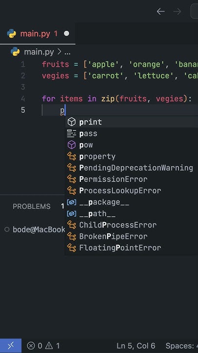 Python Beginner Tip Zip Function Youtube