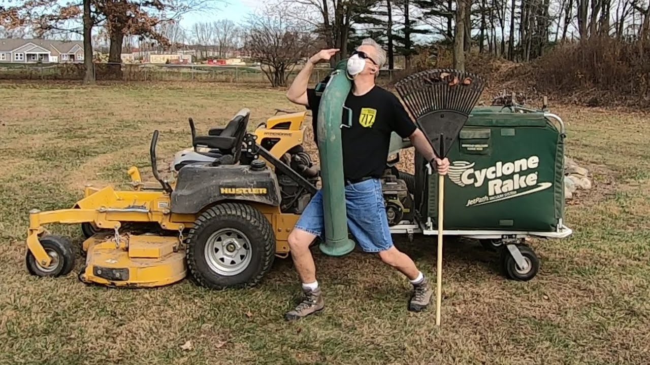 " LEAVES 2020 " episode 3 Release of the CYCLONE rake !!!!! - YouTube