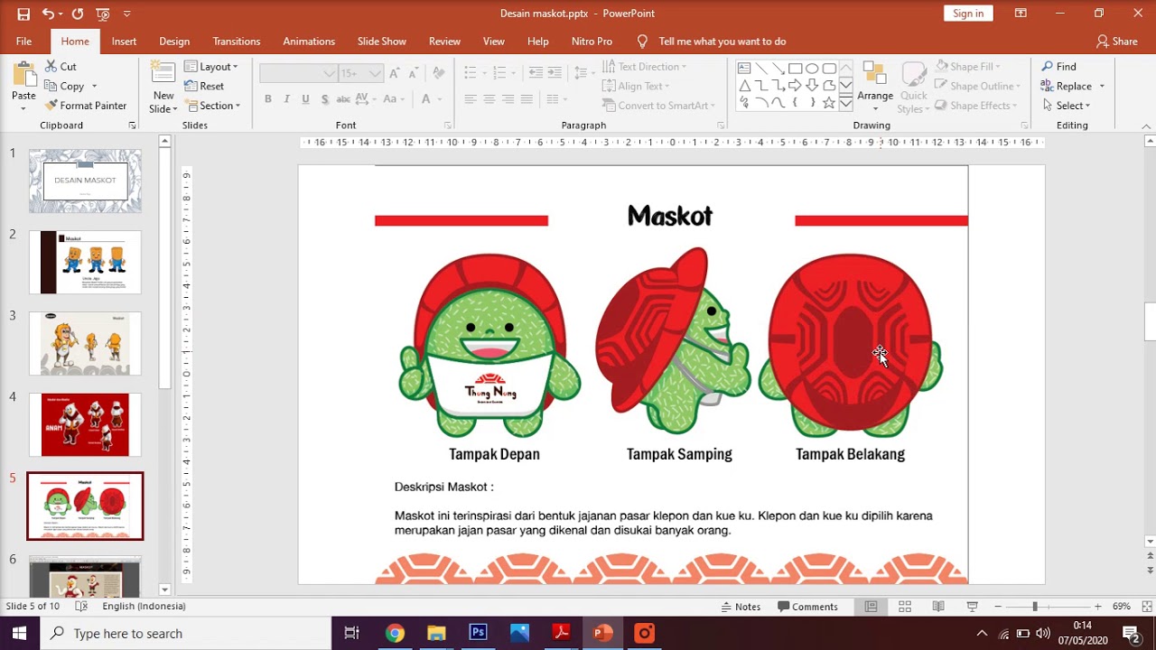 Desain Maskot (part 3) - YouTube