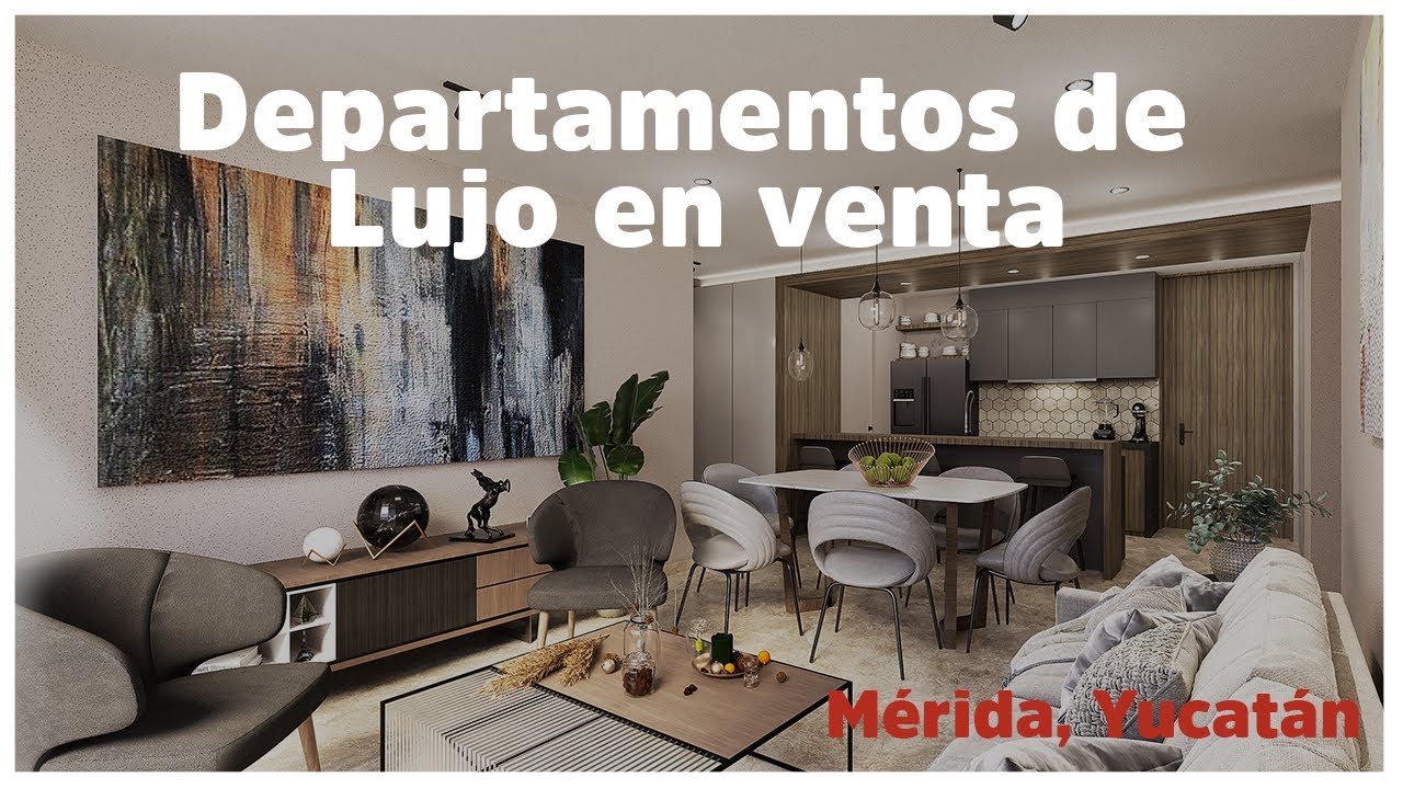 Departamentos de Lujo en el Norte de Mérida, zona privilegiada - YouTube
