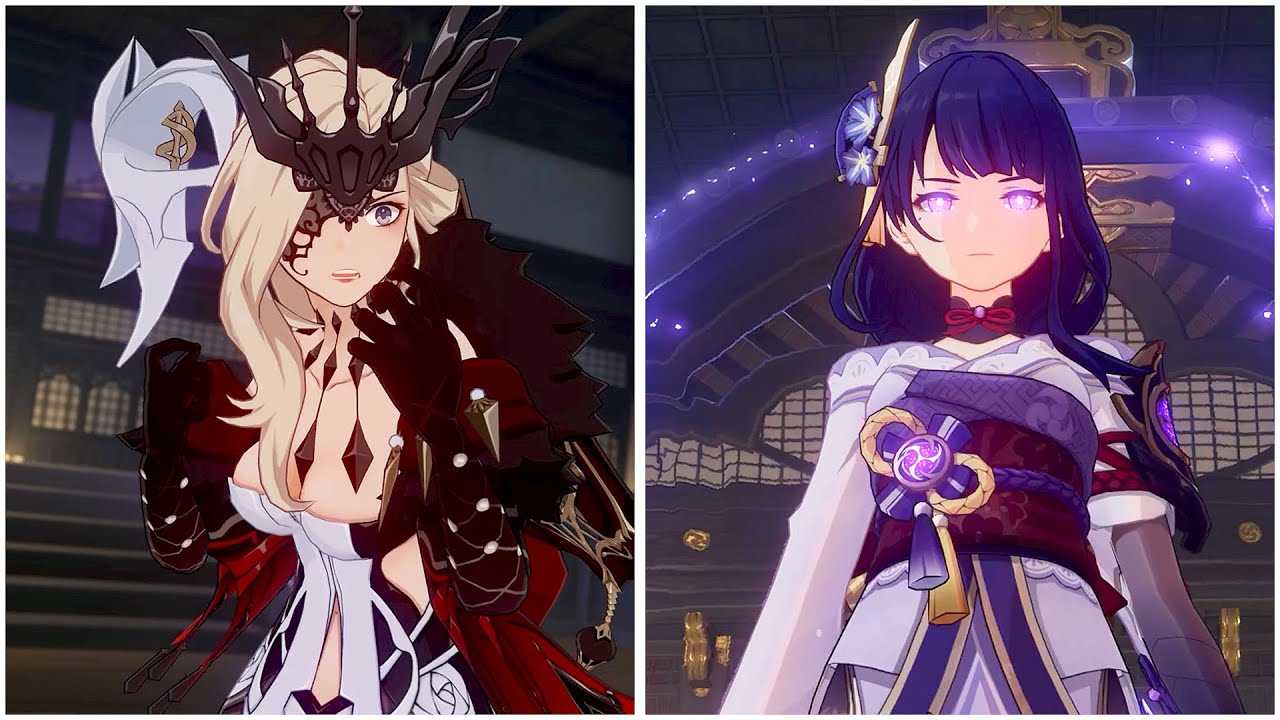 Baal Raiden Shogun kills La Signora | Genshin Impact - YouTube