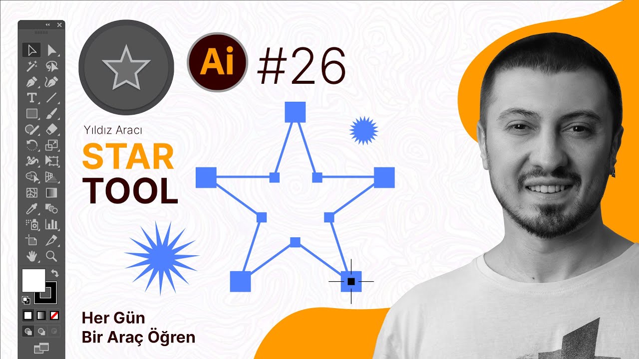 Adobe Illustrator "Star Tool" Nasıl Kullanılır? #26 - YouTube