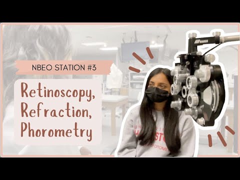 NBEO Part 3: Station 3 Retinoscopy, Manifest Refraction, Phorometry ...