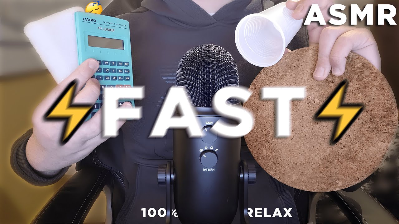 FAST ASMR ( TAPPING, SCRATCHING ) - YouTube