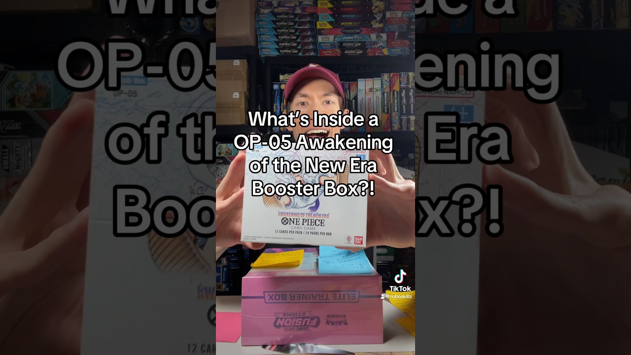 What’s Inside a OP 05 Booster Box: Awakening of a New Era?! #onepiece ...