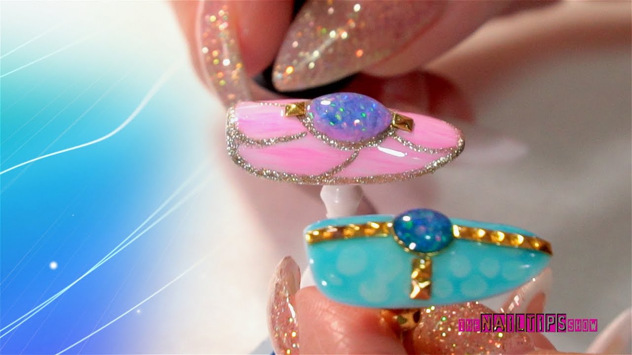 Fun Gem Gel Design - YouTube