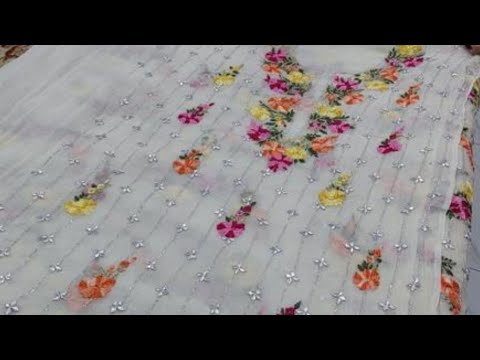 MULTANI HAND EMBROIDERY WITH RESHAM GOTA AND MUKESH ORDER ON WHATSAPP ...