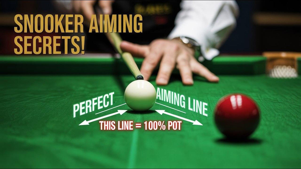 The Science of Potting 🎯 | Snooker Aiming Explained | Stephen Hendry ...
