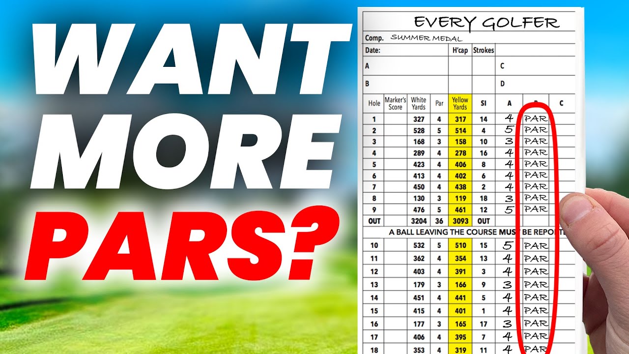 How to make more PARS on the golf course - YouTube