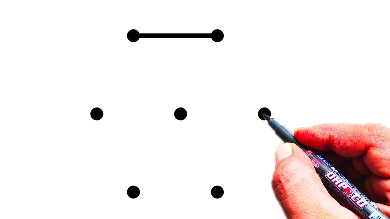 Easy Unique Design Drawing From 3×2 Dots 🌸 Easy Dots Drawing For ...