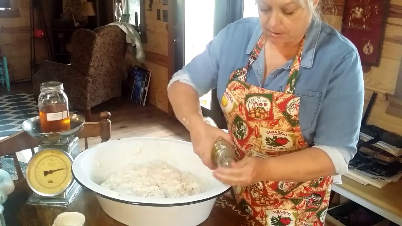 Homestead~ Bread baking~ Big Batch for the freezer! - YouTube