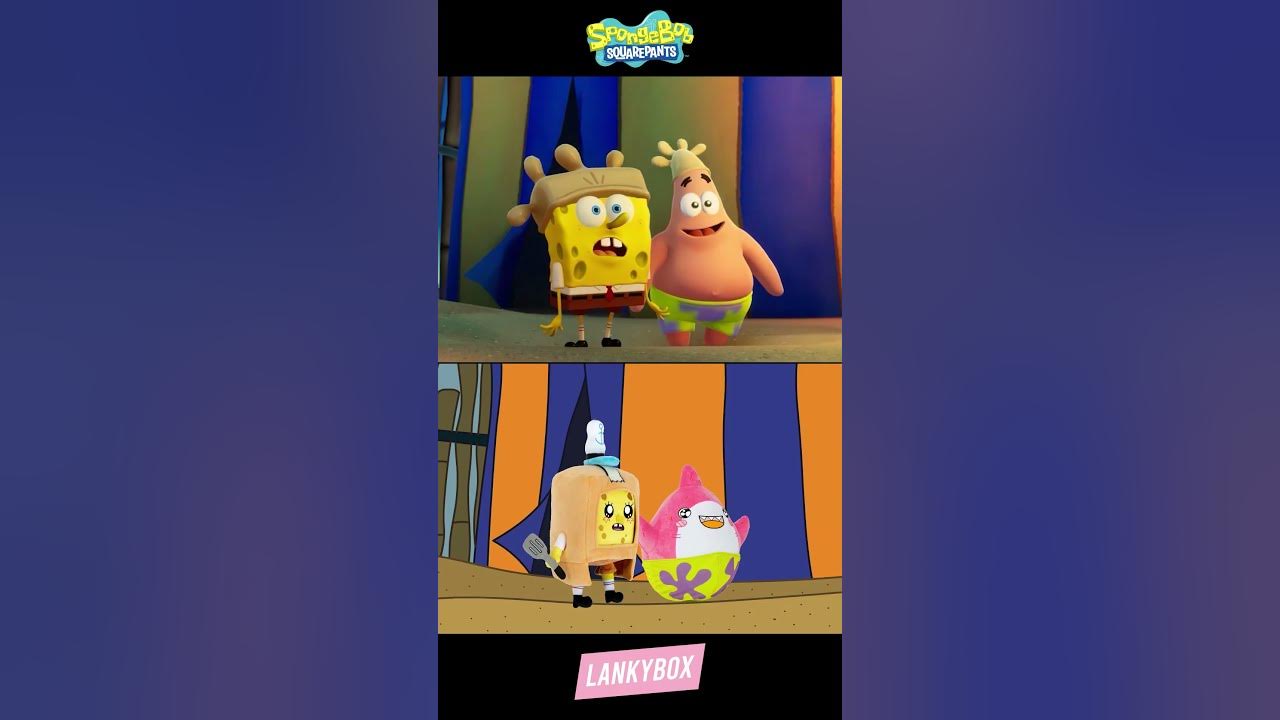Spongebob Vs Lankybox Plushies 😂 Shorts Youtube