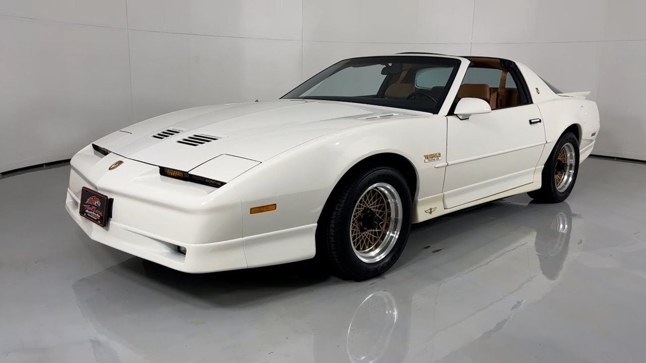 1989 Pontiac Trans Am GTA Turbo Pace Car For Sale - YouTube