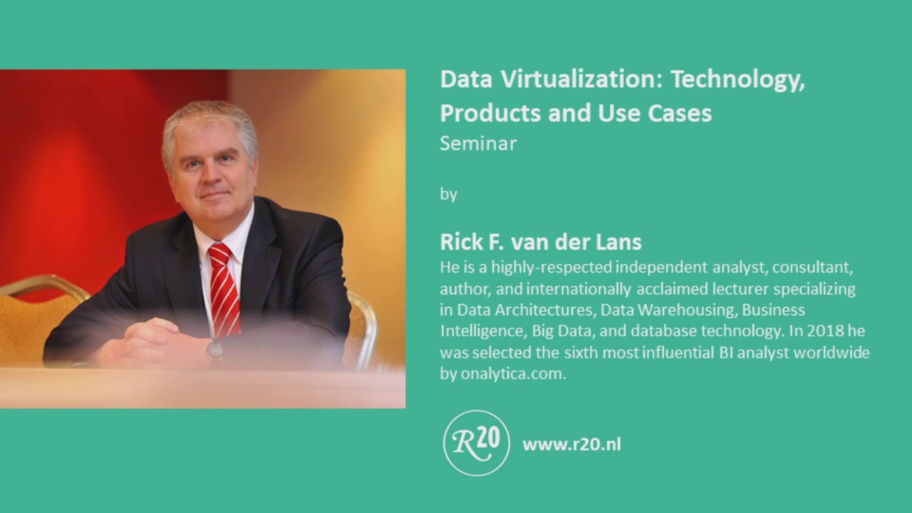 Seminar: Data Virtualization Technology, Products, and Use Cases - YouTube