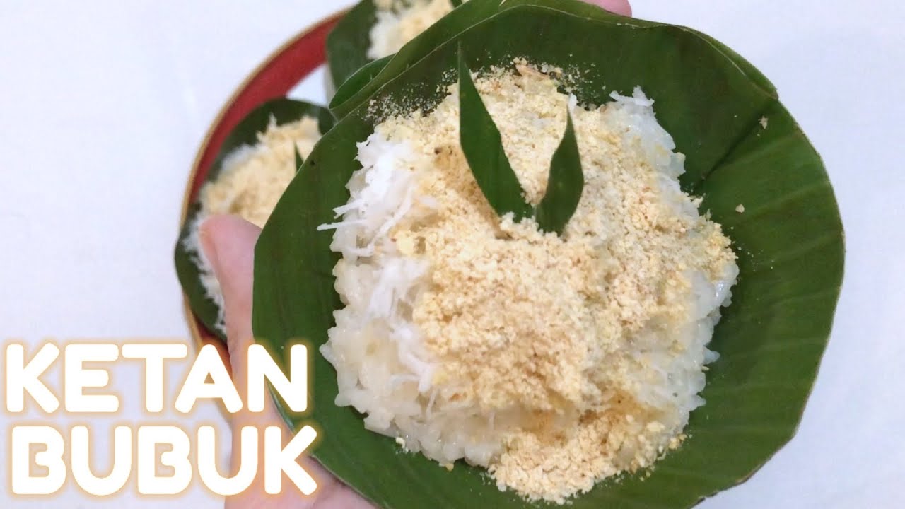 Ketan Bubuk Kedelai khas Indonesia yang gurih dan manis - YouTube