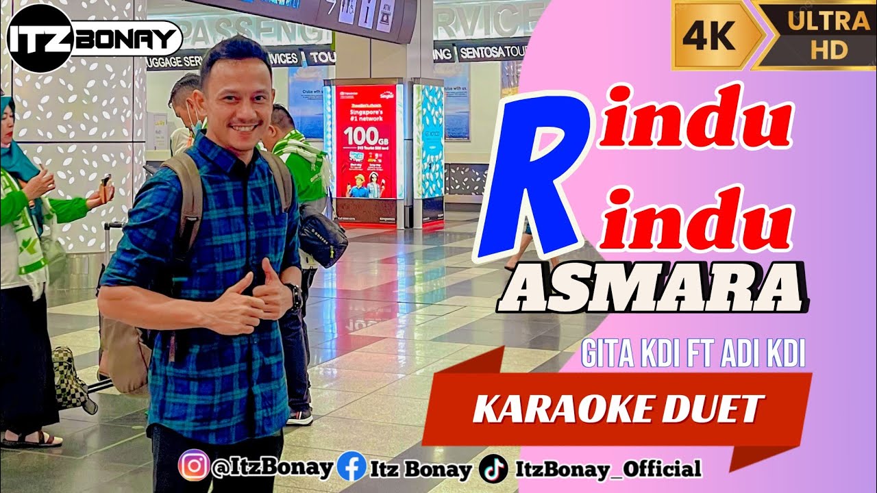 Gita KDI - Rindu Rindu Asmara Karaoke Duet Dangdut | Tanpa Vocal Cewek | ItzBonay - YouTube