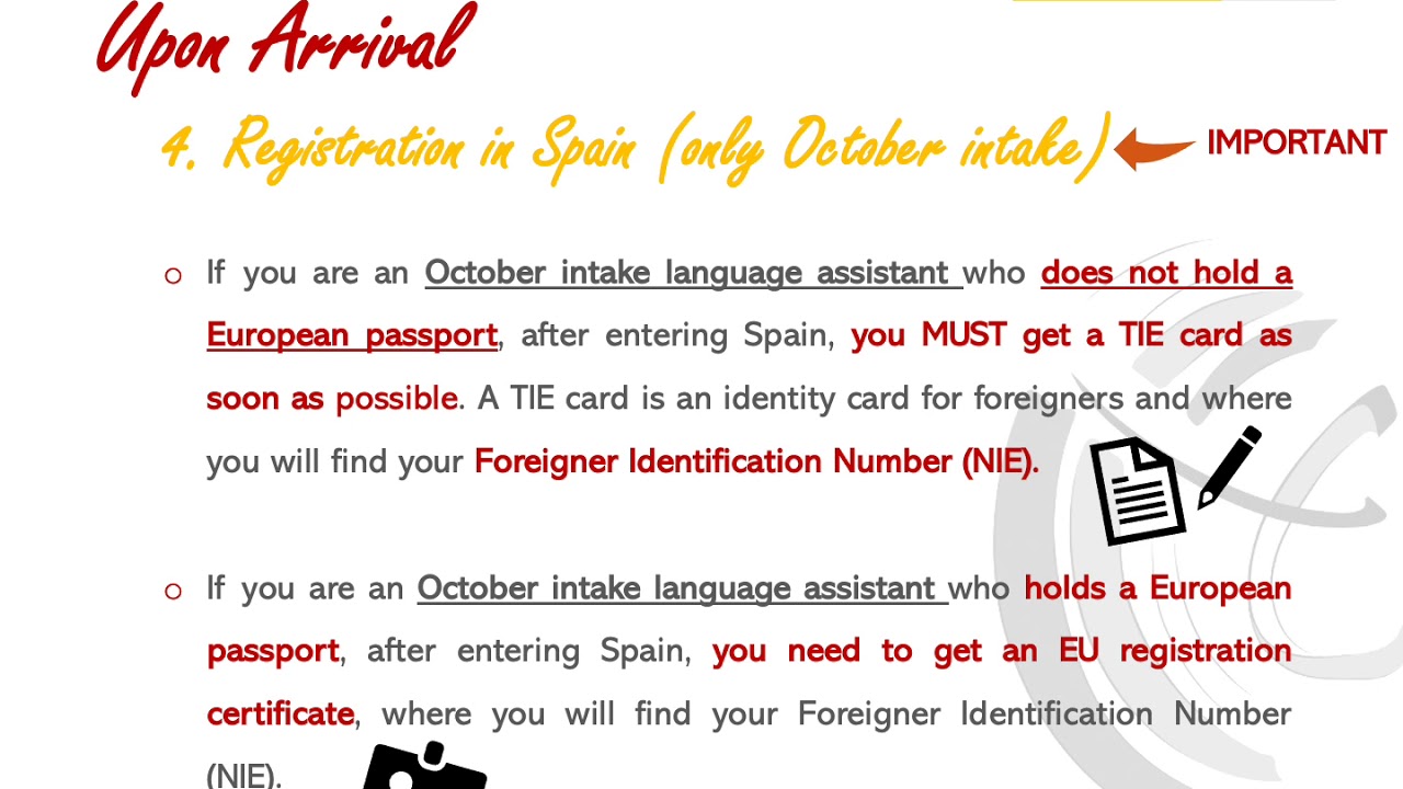 Language Assistants: what to do upon arrival - YouTube
