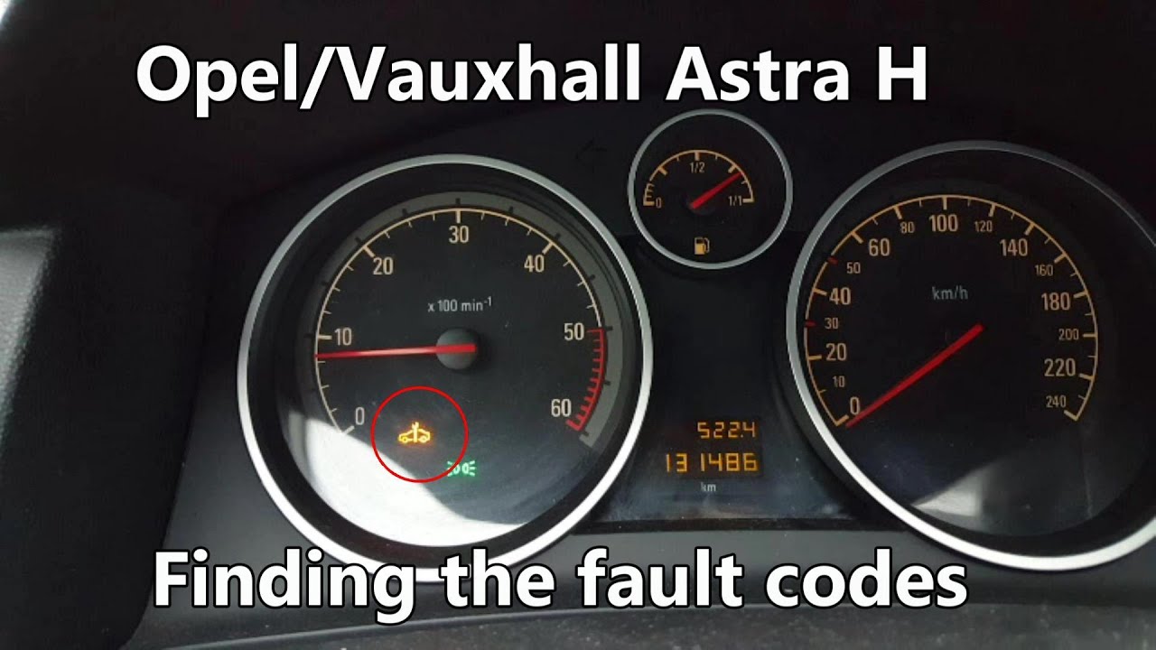 Astra H How To Find The Fault Codes On Zafira And Astra YouTube