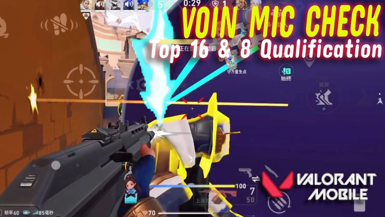 Valorant Mobile | MIC CHECK VMCL Voin Team Tournament Highlight Top 16 ...