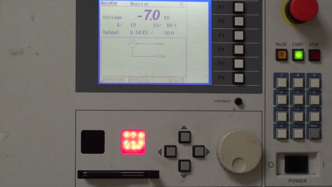 Group 1_(vi) 00432 Impulse Withstand -7KV , test pass - YouTube