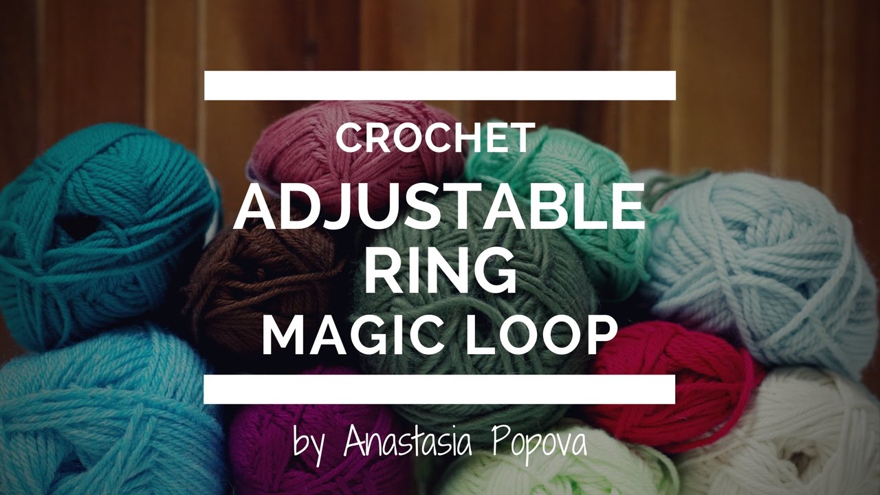 How to Crochet an Adjustable Ring (Magic Loop) - YouTube
