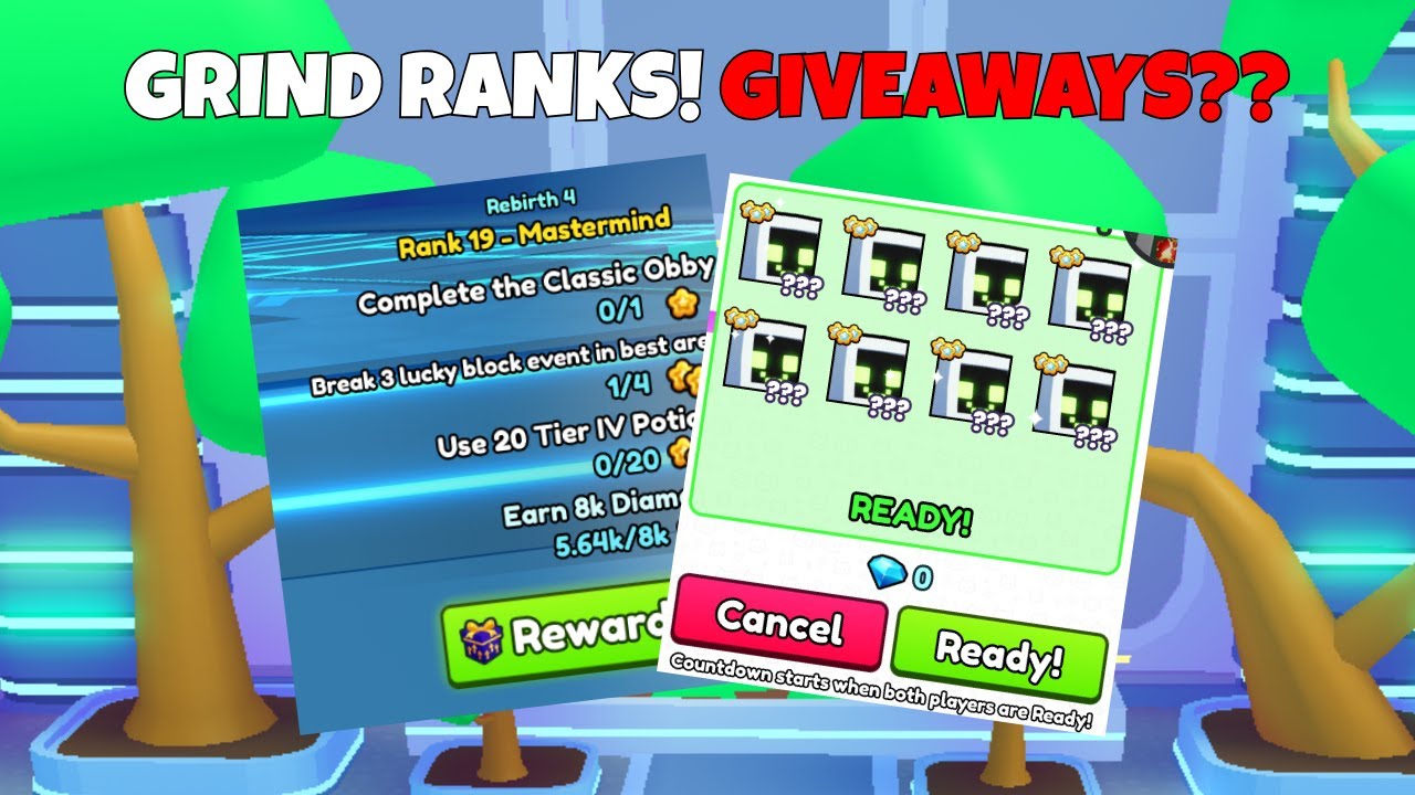 GRINDING TO RANK 20 IN PET SIMULATOR 99 + GIVEAWAYS!! - YouTube