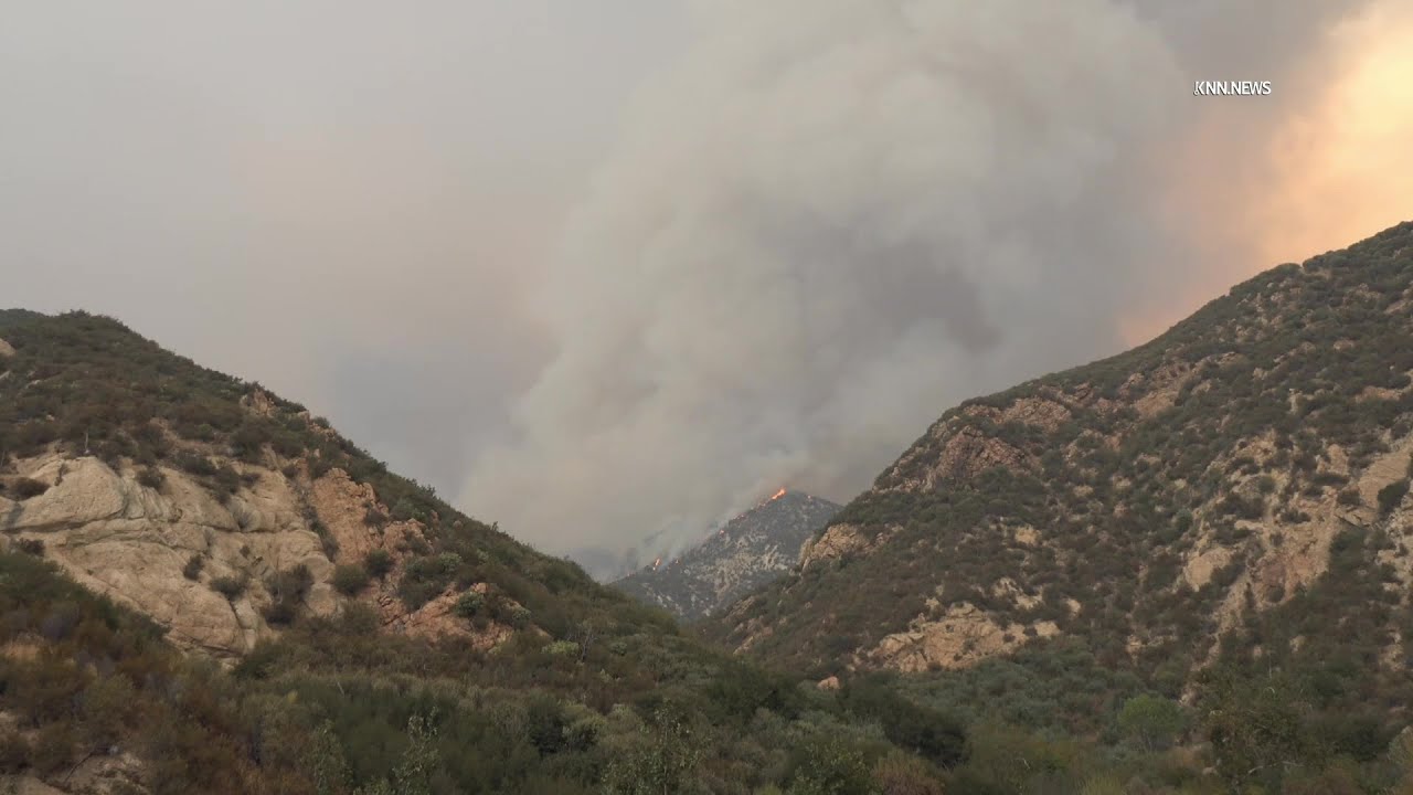 'Line Fire' Burns Over 21000 Acres; Flames Continue to Consume Mountain ...