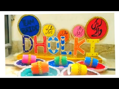Dholki Props Ideas 2023 | Dholki Props | Wedding props | Trending ...