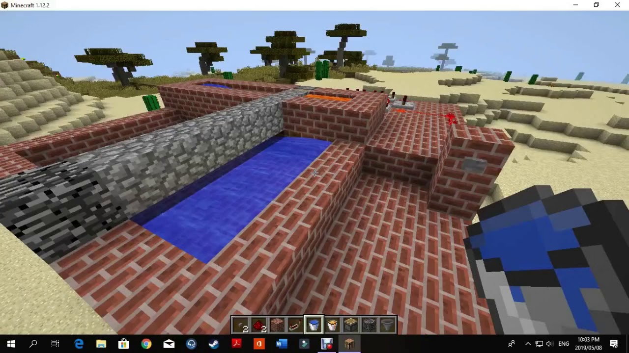 Redstone cobble generator Minecraft - YouTube