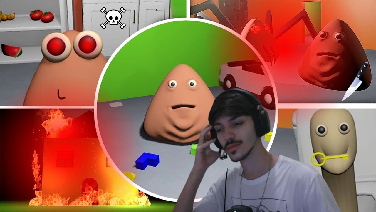 OS NOVOS FINAIS DO JOGO DE TERROR DO POU | É EXTREMAMENTE BIZARRO - BOU ...