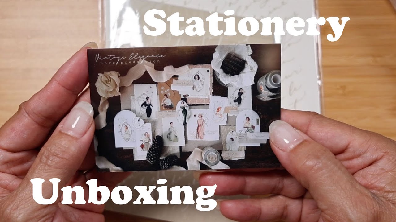 Nove Production Unboxing Hobonichi Process - YouTube