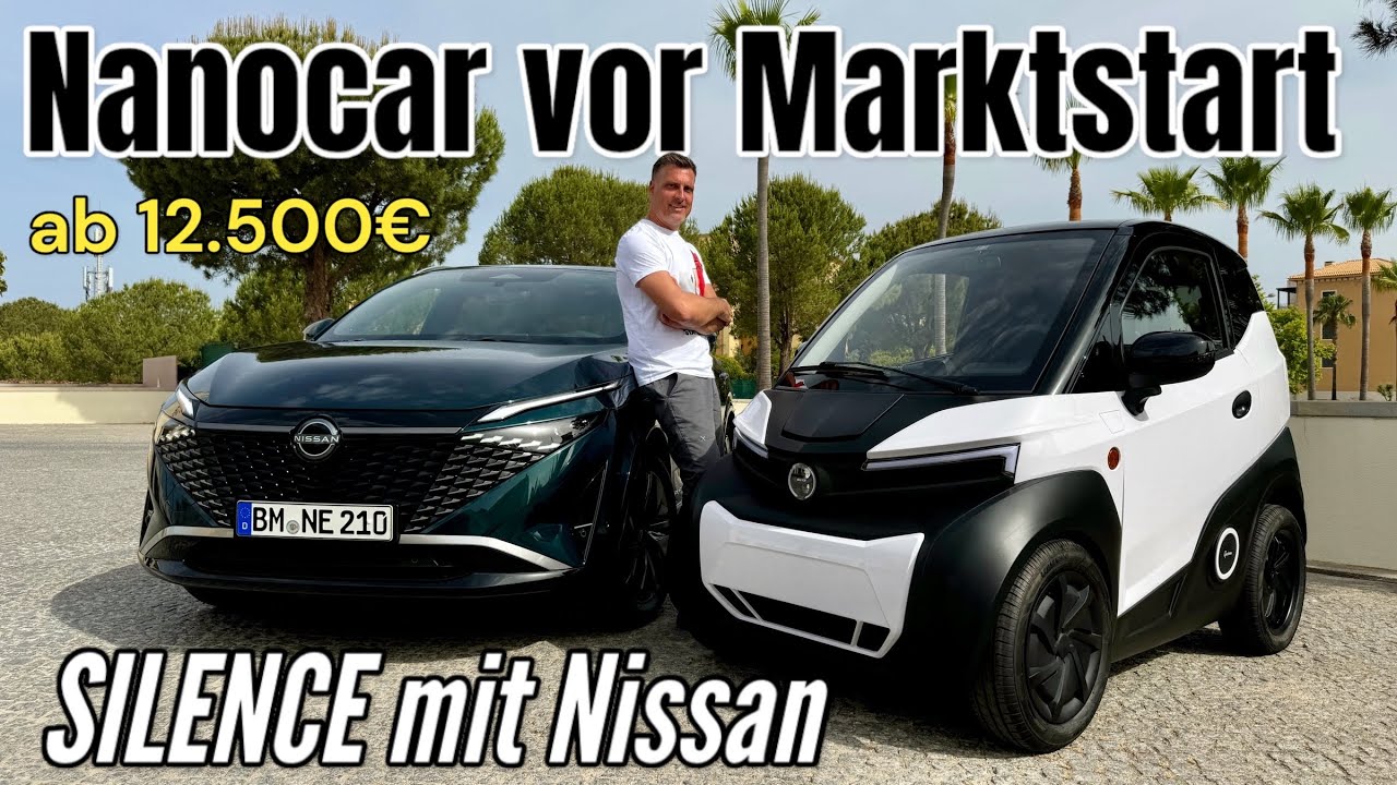 Silence S04: Nanocar beim Nissan-Händler! Sitzprobe | Preis | L6e / L7e Leichtfahrzeug - YouTube