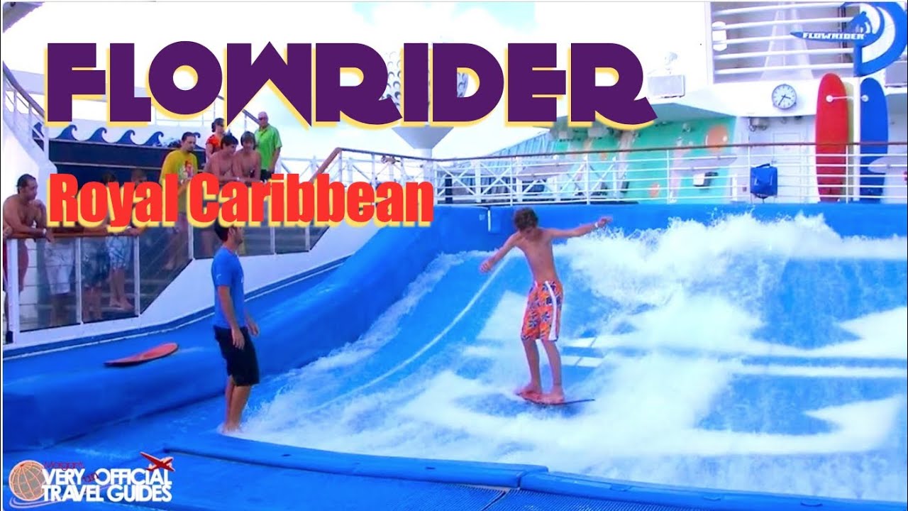 Royal Caribbean Liberty of the Seas FlowRider Surfing - YouTube