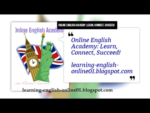 Online English Academy Learn, Connect, Succeed! - YouTube