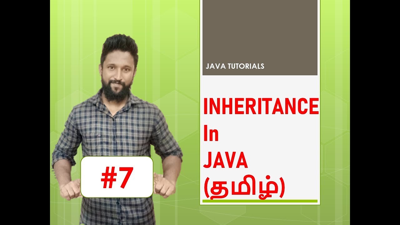 7 Inheritance In Java Tamil Youtube