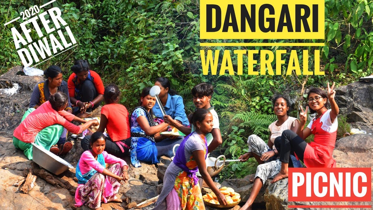 Dangari Waterfall Jashpur || Picnic Video Dangari Waterfall || Kusmi to ...